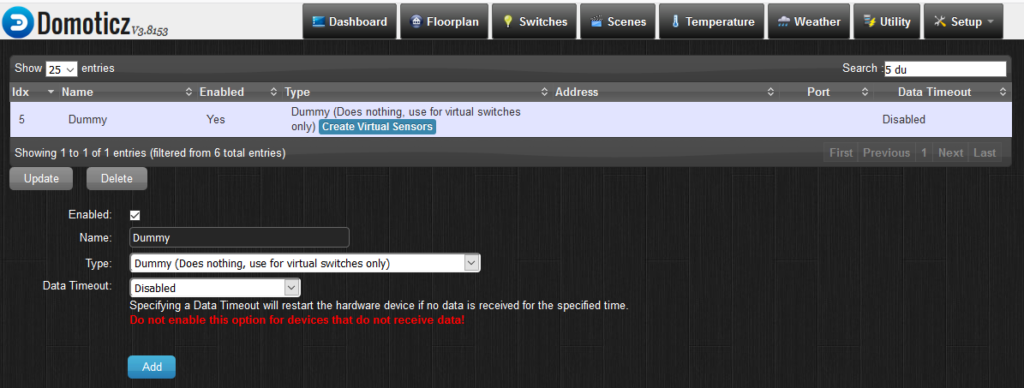 Geroote Toon van Eneco bedienen met Domoticz - Ehoco.nl